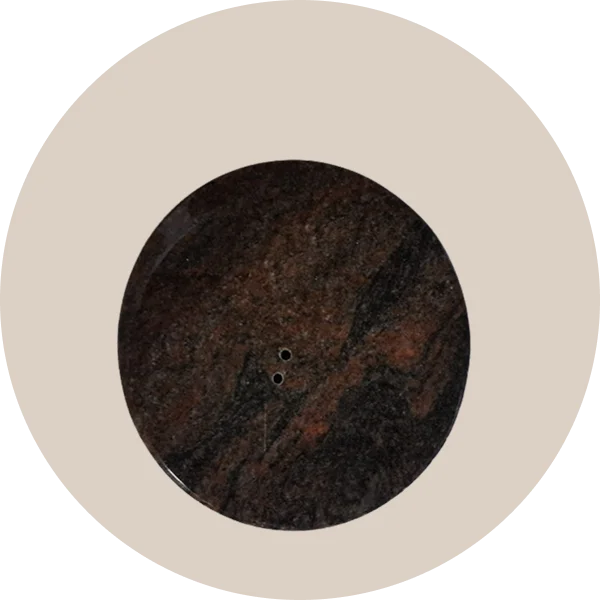 Round Shape Memorial Plaque | Stone Discover