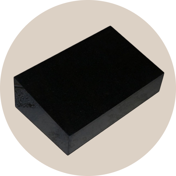 Black Granite Bevel Marker | Stone Discover